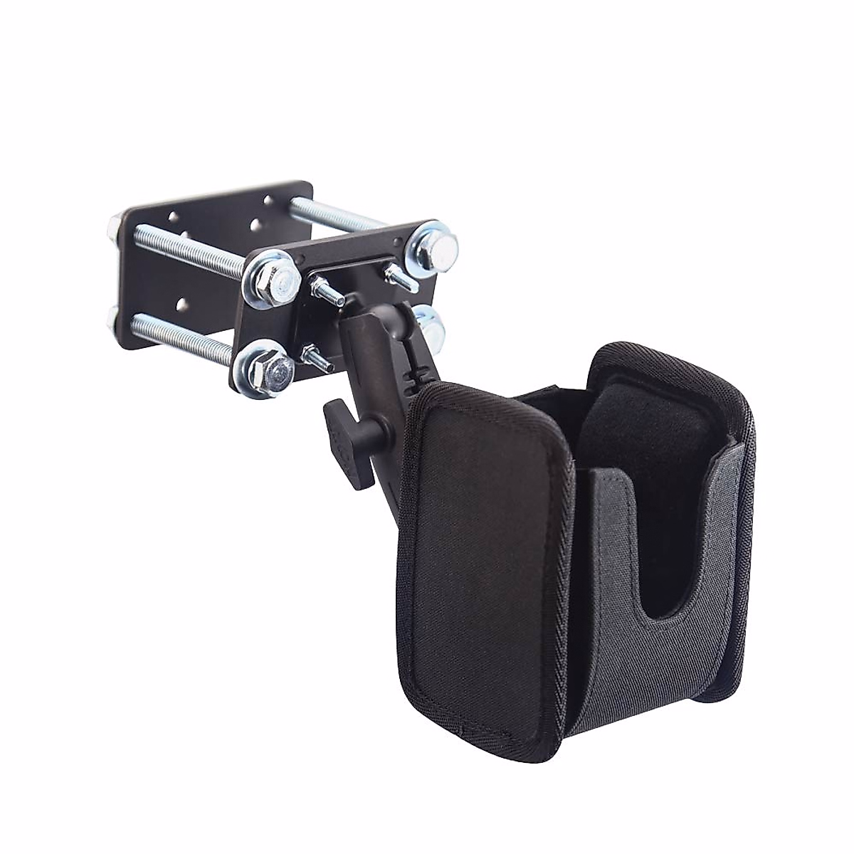 ARKON Mounts - Barcode Scanner Holder with Forklift Mount | Streamline Operations with Barcode Scanner Holster | Perfect for Warehouses & Factories | Easy Install | Ideal Zebra Scanner Holster