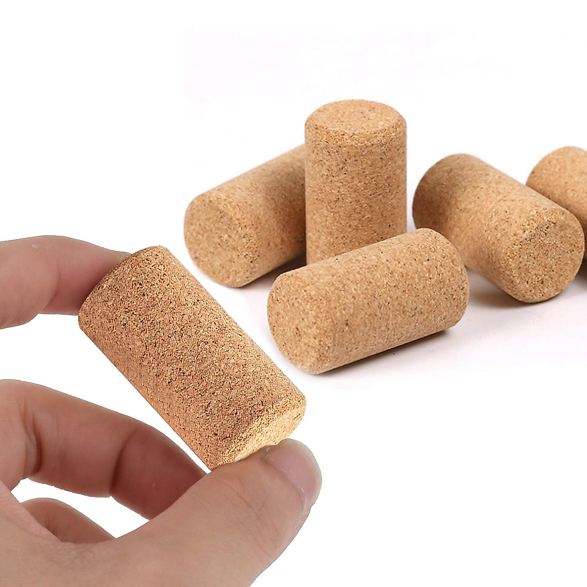 Lainrrew 30 Pcs Tapered Cork Plugs, Wooden Wine Bottle Cork Stoppers Wine Corks for Wine Beer Bottles(0.9 x 1.73")