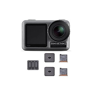 DJI Osmo Action 4K Camera Bundle with DJI Osmo Action Charging Kit (2 Items)