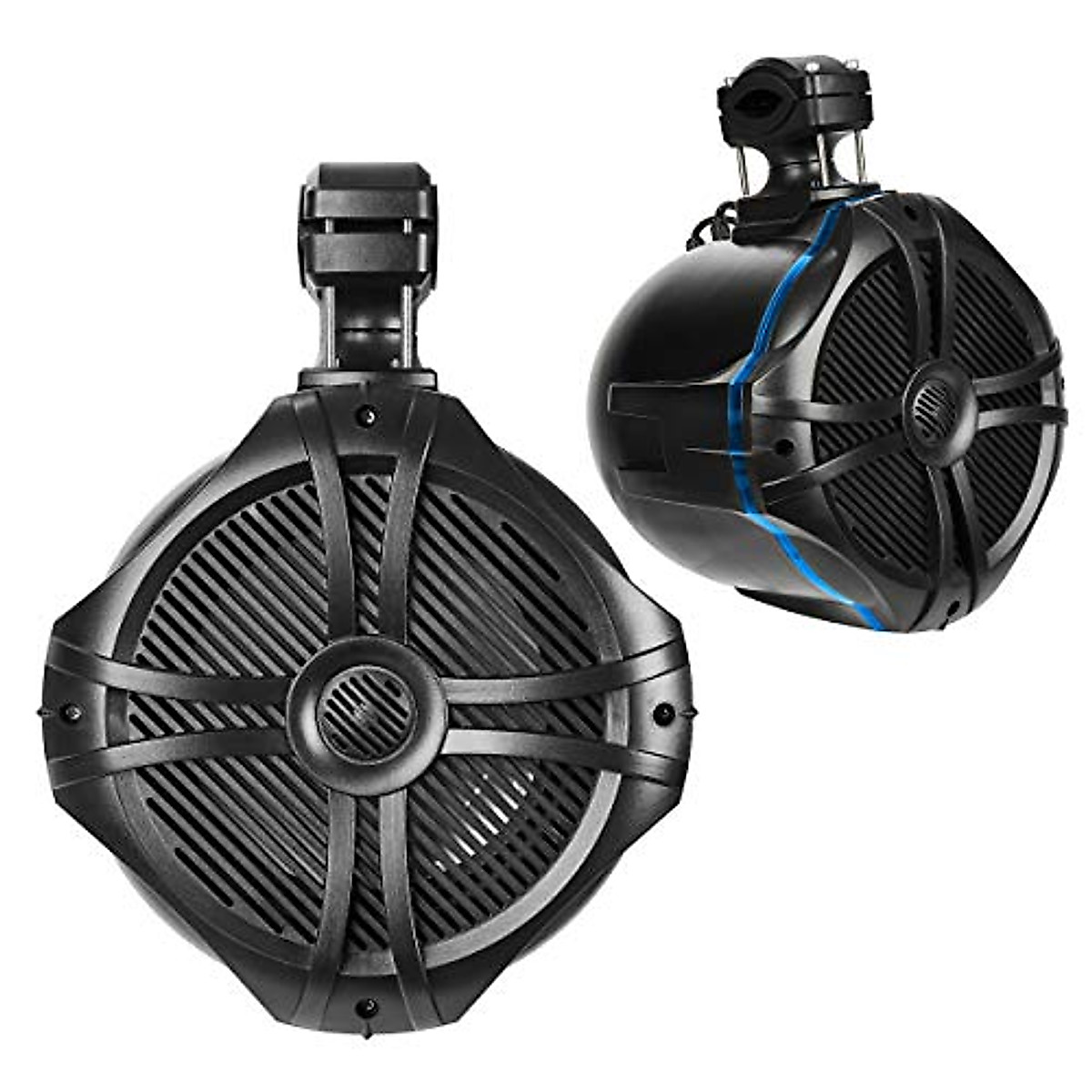 BELVA BT8RGB 8" Marine Tower Speakers with RGB Lights and Remote for Boats/ATV/UTV/Motorcycles/SxS/Golf Cart