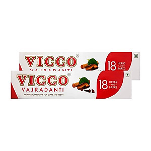 Vicco Vajradanti Ayurvedic Toothpaste for Strong Teeth and Gums 200 grams 3-pack (3 x 200 g)