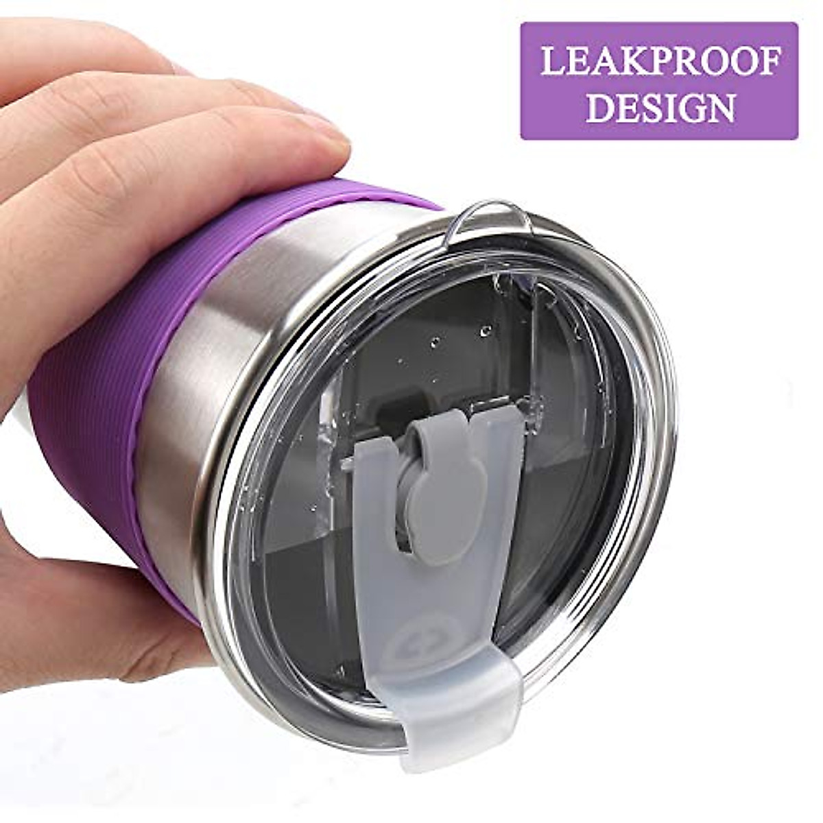 Rommeka Toddler Cups with Straws, 18/8 Stainless Steel Children Smoothie Drinking Sippy Cups, Stacking & Reusable Kids Cups with Straws and Lids, 5 Pack, 12oz