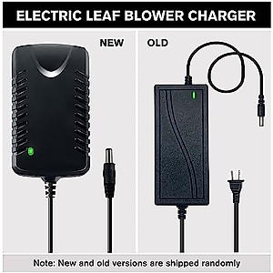 Jujubean Electric Leaf Blower Cordless, Battery Leaf Blower with Battery and Charger, 5.0Ah Battery Powered Variable-Speed Lightweight Handheld Blower for Lawn Care, Patio, Yard, Terrace