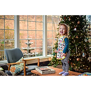 BapronBaby Eric Carle Food Parade Bapron - No Neck Tie Safer Bib for Baby & Toddler - Soft Waterproof Stain Resistant - Machine Washable - Sz Baby/Toddler 6m-3T