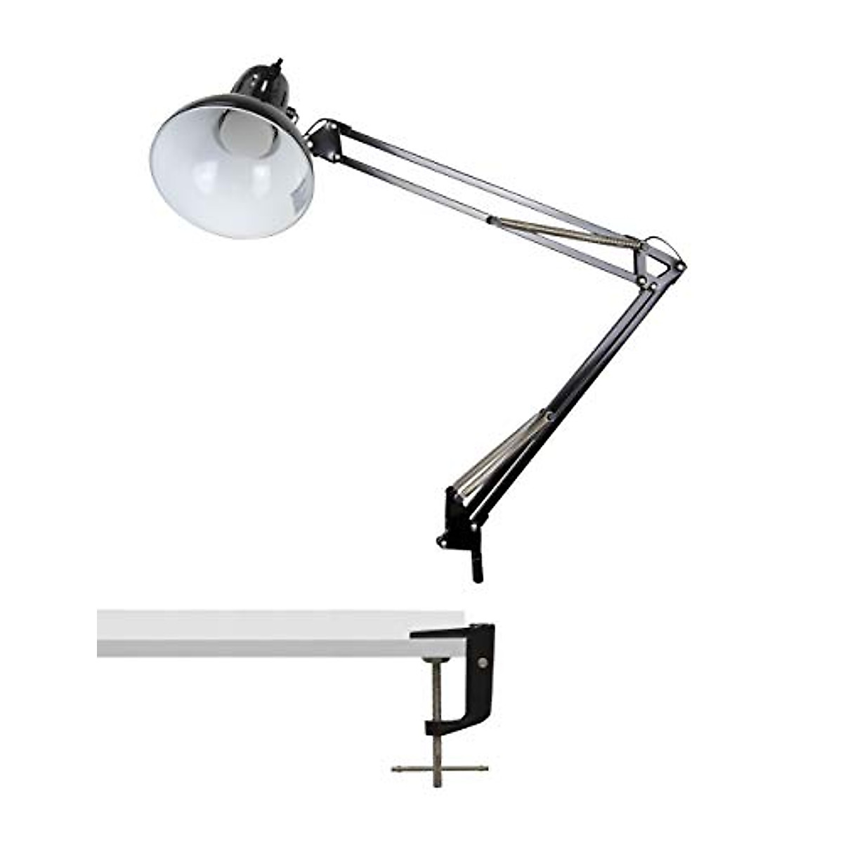 Metal Adjustable Arm Clamp - Black