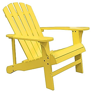 Leigh Country TX 38998 Adult Adirondack Yellow Chair