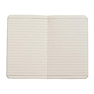 TWONE Pocket Notebook, 6 Pack Softcover Mini Notebooks 3.5" x 5.5" Black Notebook Small Memo Notepad for Men Women Kids Traveler Author, 30 Sheets,60 Lined Pages