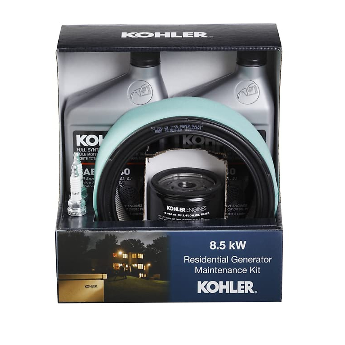 Kohler GM62345, Residential Maint (8.5RES) Maintenance Kit, Multi-Colored
