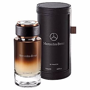 Mercedes-Benz - Le Parfum - Irresistible Fragrance For Men - Wood And Leather Scent - For Dynamic, Leading Personalities - Pink Pepper, Bergamot, Violet Leaves, Amber Notes - Eau De Parfum - 4 Fl Oz