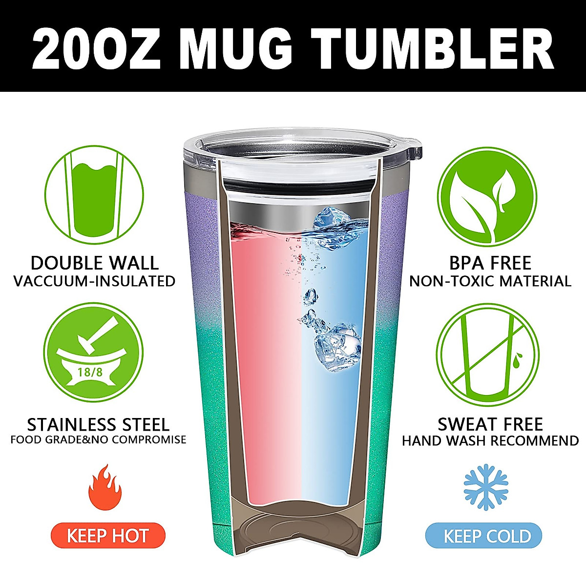 SpenMeta Sisters Gifts from Sister - Unique Gifts for Sister, Funny Sister Birthday Gifts from Sister, Little Sister, Big Sister Present Ideas Christmas Graduation Gift - Cup Tumbler