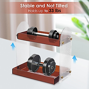 WHALE STORE Bathroom Counter Organizer,2 Tier Bathroom Counter Organizer Kitchen Spice Rack Cosmetic Organizer,Countertop Storage Shelf for Bathroom, Living Room, Bedroom, Dressing Table Amber