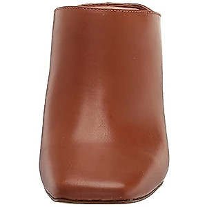 The Drop Women's Avena Square Toe Block Heel Mule, Cognac, 8