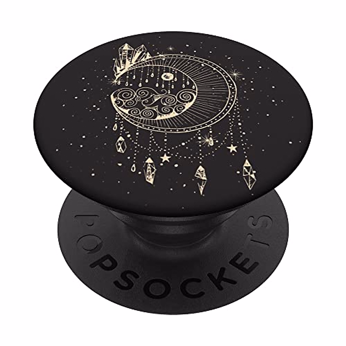 Moon Dreamcatcher with Crystals and Waves PopSockets Swappable PopGrip