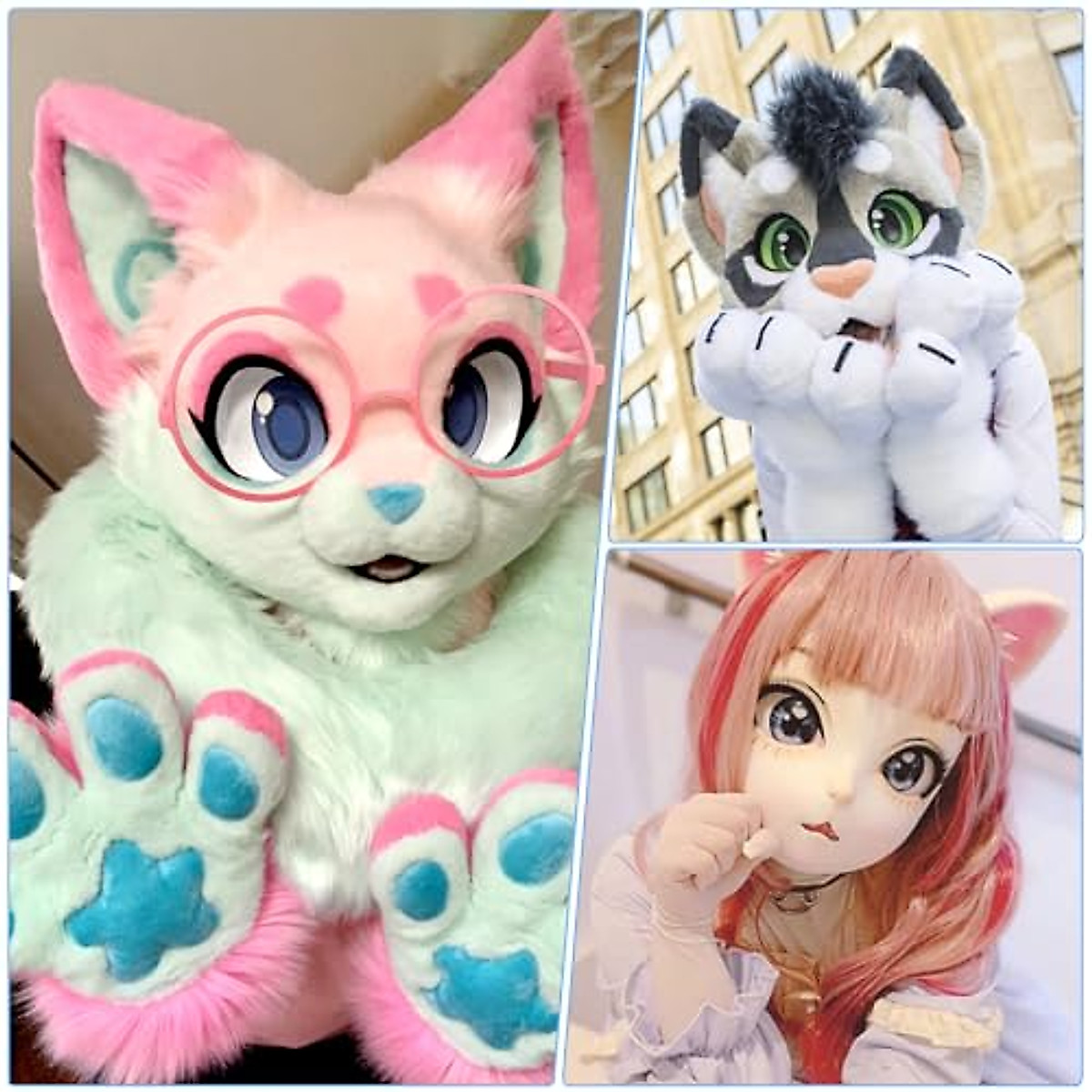 10 Sheets Fursuit Eye Mesh 11.8x8.6inch White Eye Mesh for Therian Mask 0.2mm Thick Waterproof Printable PVC Plastic Mesh Canvas Sheets for Furries Cosplay, Sculptures, Props, Fursuits, Craft Making