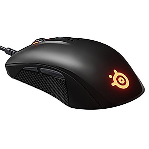 SteelSeries Rival 110 Gaming Mouse - 7,200 CPI TrueMove1 Optical Sensor - Lightweight Design - RGB Lighting