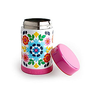 French Bull Stainless Steel Leak Proof Hot Lunch Thermos Vacuum Insulated Food Soup Jar Container, Easy Grip Lid, 16oz, Sus