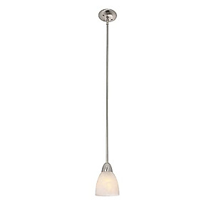 Designers Fountain 15005-MP-35 Torino Mini Pendant, Brushed Nickel