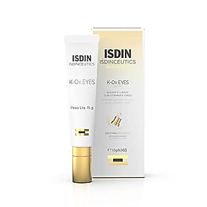 ISDIN K-Ox Under-Eye Brightening Cream for Puffiness and Dark Circles with Anti-Aging Benefits, Vitamin K and Hyaluronic Acid, visible results in 28 days of usage