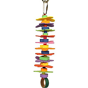 A&E Cage Company 001440 Happy Beaks Flower Power Toy Multicolored