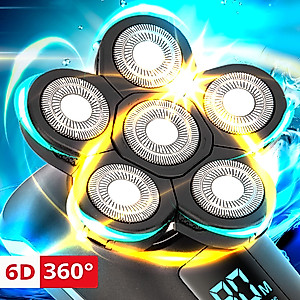 AW 7D Head shavers for Bald Men, Anti Pinch Bald Head shavers for Men, Electric Head Shavers for Men, Maquina De Afeitar Para Hombre, Head Shavers for Bald Men Wet and Dry