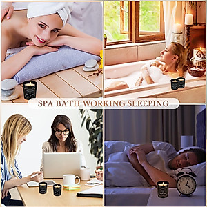 MTLEE 8 Pcs Employee Teacher Appreciation Gifts Scented Candles Gift Set Inspirational Soy Wax Jar Candle for Employee Teachers Presents Thank You Gift for Coworker Women Men, 8 Fragrances (Thank You)