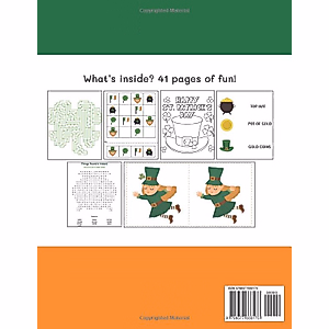 Fun-4-Kids St. Patrick's Day Activity Book: Trace • Color • Word Search • Crossword • Maze • And More! (Fun-4-Kids Activity Books)
