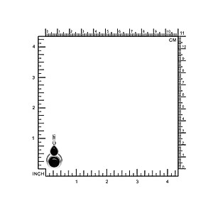 Silvershake Natural Black Onyx 925 Sterling Silver Contemporary Geometric Pendant