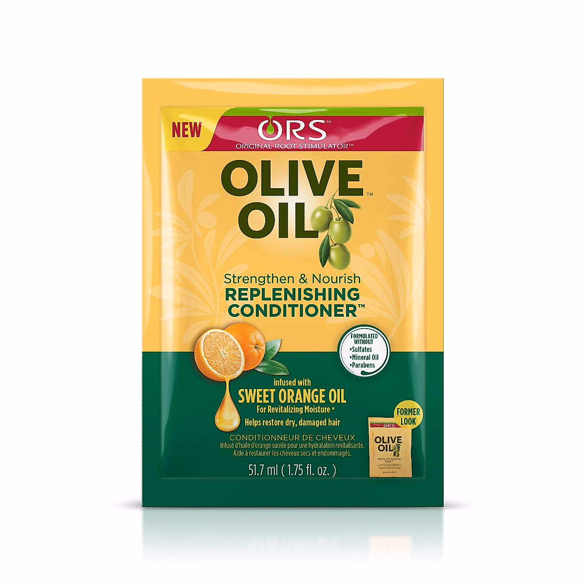 ORS Olive Oil Strengthen and Nourish Replenishing Conditioner Packet 1.75 Ounce (Pack of 6)