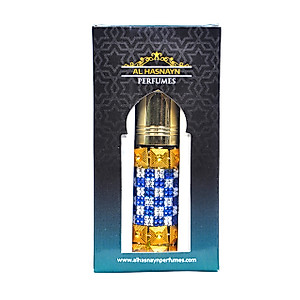 ZAID AL OUD Cologne Perfume Essential oil Roll-On PERFUME (Limited Edition) 6ml Alcohol Free Natural Sweet Oud Perfumes Fragrance | Long Lasting | Gifts for MEN WOMEN | (ZAID AL OUD)