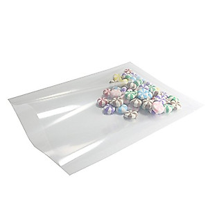 100PCS Clear Food Storage Vacuum Sealable Open Top Bags w/Tear Notches 12x18cm (4.7x7")