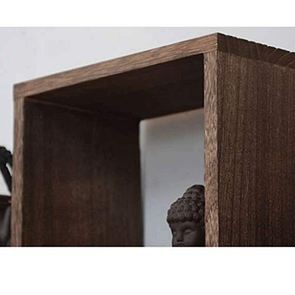 LLRYN Rustic Wall-Mounted Racks - Solid Wood. Suitable for Entrance passages, Kitchens, bathrooms, Living Rooms, etc. (Size : E)