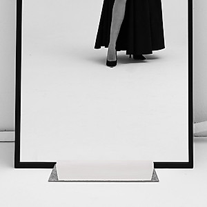 Angoily Full Length Mirror Stand Support Floor Mirror Holder Artwork Display Mount Base Bedroom Living Room Bathroom