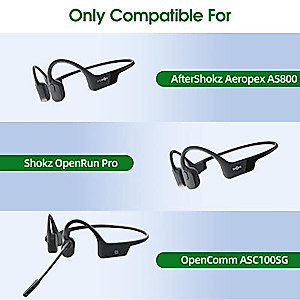 3.3ft & 6ft Shokz Charging Cable [2 Pack Black] aftershokz Headphones Charger Replacement Magnetic Cable for Aeropex AS800, OpenRun, OpenRun Mini, OpenRun Pro, OpenComm Long USB Charge Cord