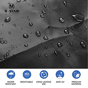 MOLLYAIR Shelf Cover Wire Rack Cover Storage Rack Cover Used to Cover Sundries, Cover for Storage Shelves Suitable for Rack 48x18x72in,Black,only Cover