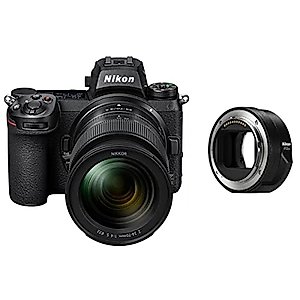 Nikon Z 7II Mirrorless Digital Camera with NIKKOR Z 24-70mm f/4 S Lens - Bundle with FTZ II Mount Adapter