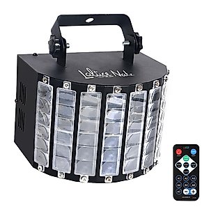 DJ Party Stage Light - 30W Colorful DJ Lighting Beam Effect by Sound Activated DMX Remote Control for Church Wedding Birthday Music Dance Show Stage Lighting Xmas Decoration