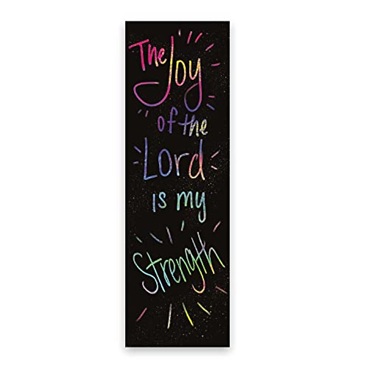 The Joy of the Lord is My Strength, Bulk Pack of 25 Christian Bookmarks for Kids, Childrens Bible Verse Book Markers, Sunday School Prizes with Memory Verses, Scripture Gifts for Kids & Youth