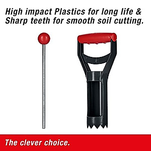 SWISSINNO Install Kit for Mole and Gopher Traps SuperCat. 25 cm Tunnel-locating Probe + Serrated-edge Cutter for 6 cm dia. hole. European Design, Easy to Use, Safe and Reusable. 2-piece Set x 1