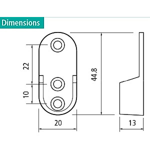 Matte Brass Aluminum Oval Wardrobe Tube Closet Rod with Two End Caps and Screws (30 INCH)