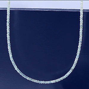 Ross-Simons 45.00 ct. t.w. Aquamarine Bead Necklace With 14kt Yellow Gold Magnetic Clasp. 18 inches