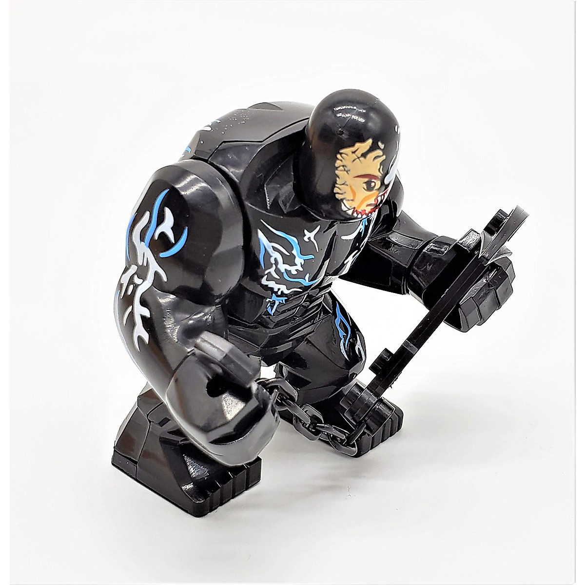 Prodigy Toys Venom Action Figure with Devastating Weapon (Featuring Eddie Brock's Transformation to Venom, with Interchangeable Heads)