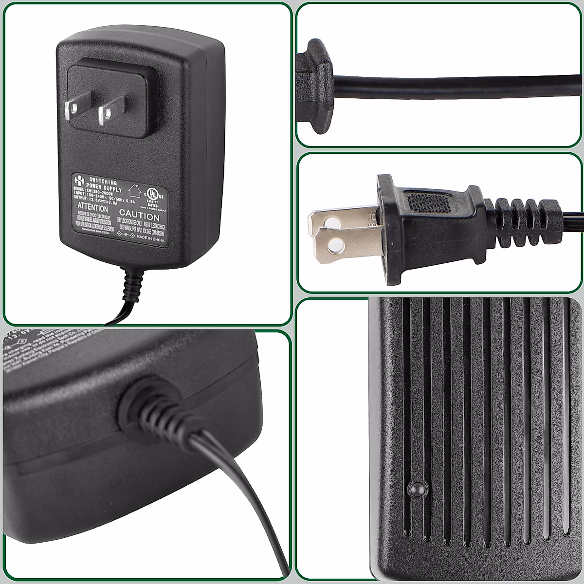 BATOCA 13.5V Lithium-ion Battery Charger for Type H Battery, Fast Charging, 1 Charger Only