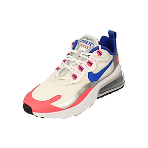 Nike Womens Air Max 270 React Running Trainers CW3094 Sneakers Shoes (UK 7 US 9.5 EU 41, White Racer Blue Flash Crimson 100)