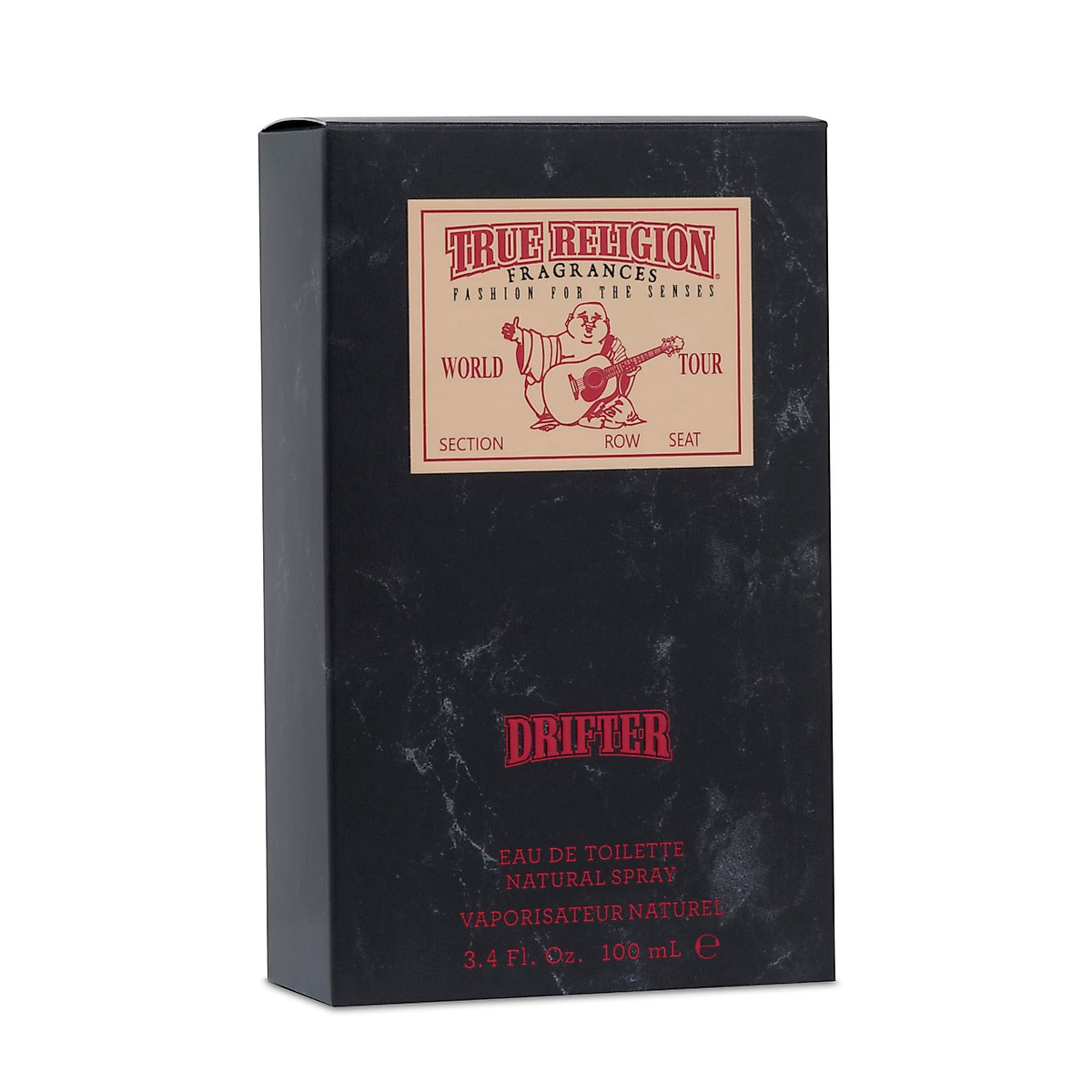 True Religion Drifter Men's Cologne - 3.4 fl oz eau de toilette - aromatic, herbal, marine - bergamot, apple, aquatics, lavender, juniper, sage, vetiver, musk, patchouli - Fashion for the senses