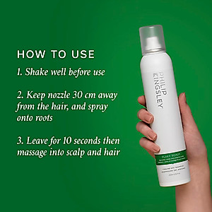 PHILIP KINGSLEY Soothing Dry Shampoo for Oily Scalps - Cleansing Care, Refreshes, Soothes, and Cools Hair, 6.76 oz.