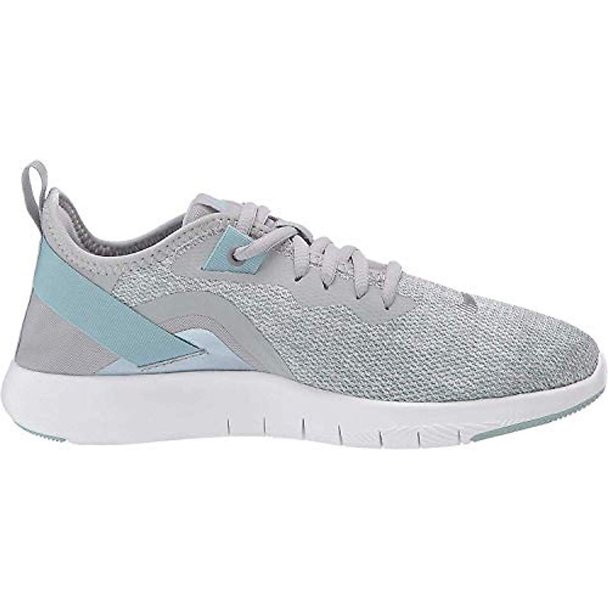 Nike Women's Flex Trainer 9 Cross, Wolf Grey/Pure Platinum-Ocean Cube-White, 8.5 Regular US