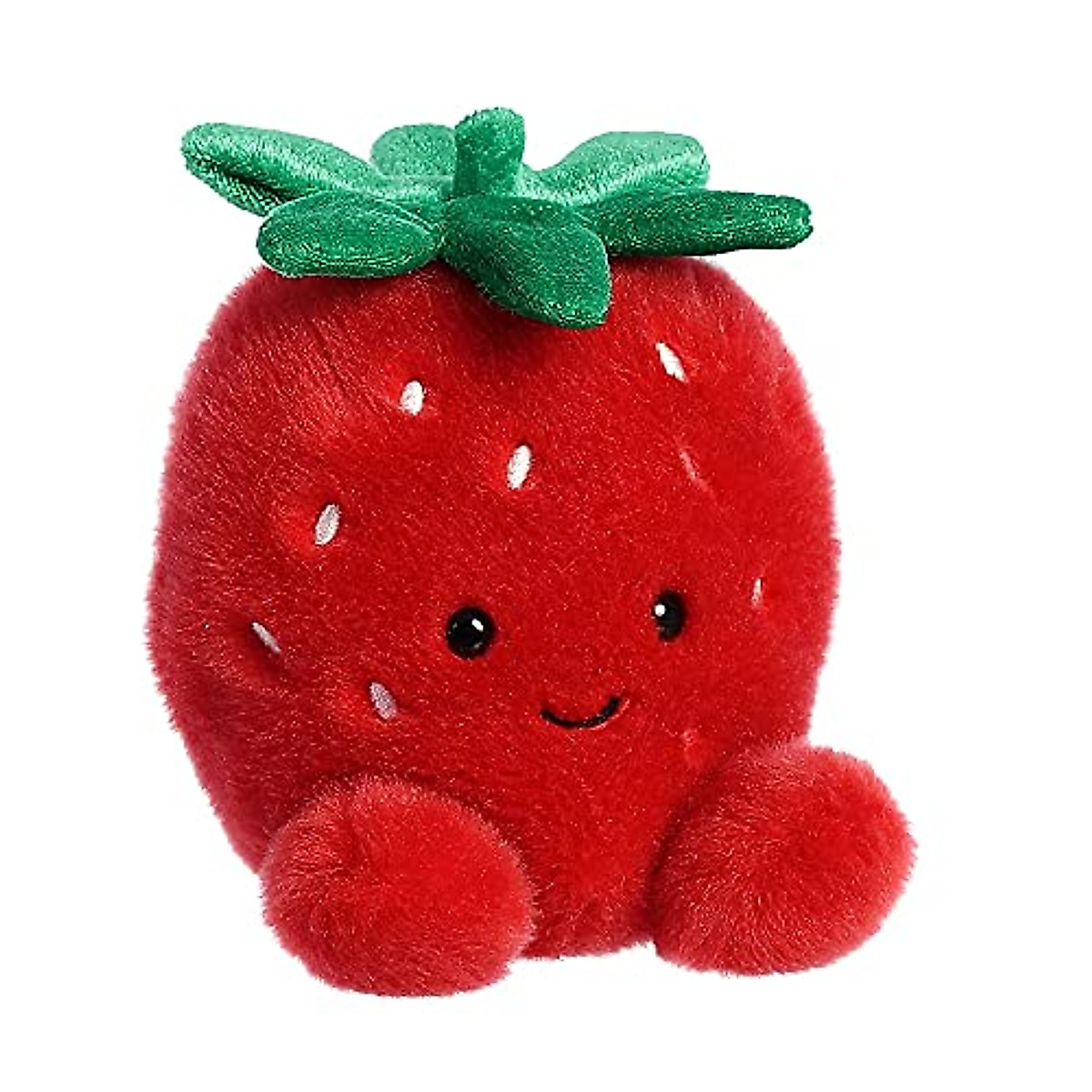 Aurora® Adorable Palm Pals™ Juicy Strawberry™ Stuffed Animal - Pocket-Sized Play - Collectable Fun - Red 5 Inches