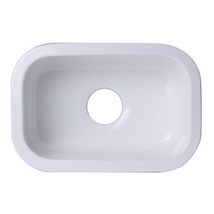 ALFI brand AB1218 Kitchen Sink, White