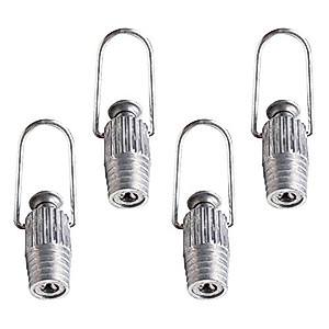 DOITOOL 4PCS Metal Clothesline Tightener Clothesline line Tightener line Tight Aluminium Rope Tightener Clothesline Tensioner for Fixed and Pulleys Clothes Lines Clothes Grips Household Supplies