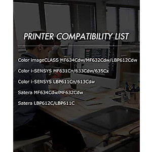 (Pack of 3) Compatible 045 045H Toner Cartridge Canon045 CRG-045 CRG-045H (3xBlack, 1,400 Page Yield) for use in Laser Printer Color imageCLASS MF632CDW MF634CDW imageCLASS LBP612CW, Sold by GTS